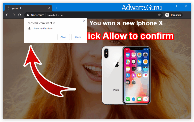 Remove Beestark pop-up ads (Virus Removal Guide) - Adware Guru